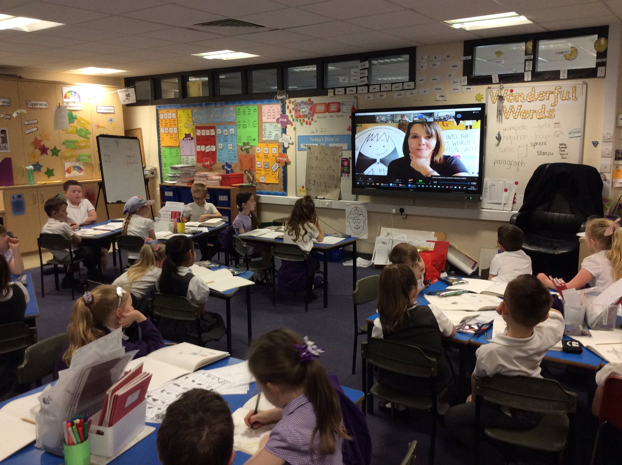 School visits – Jen Carney